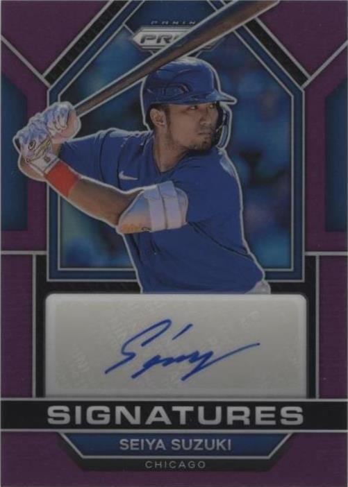 2023 Panini Prizm - Signatures Seiya Suzuki #SIG-SS Purple Prizm /99 ...