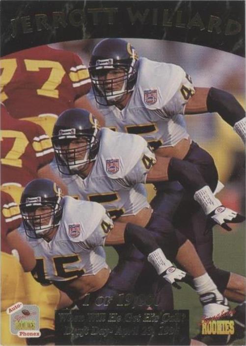 1995 Signature Rookies Auto-Phonex - Jerrott Willard #36 /19000 (RC ...