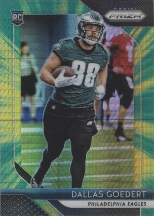 2018 Panini Prizm - Rookie Hyper Prizm #299 Dallas Goedert /275 (RC ...