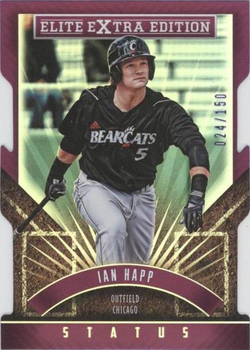 2015 Panini Elite Extra Edition - Ian Happ #10 Status Purple Die-Cut ...