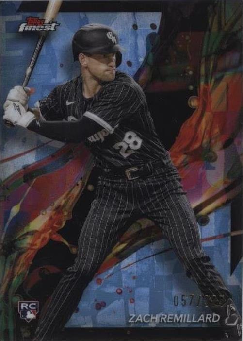 2024 Topps Finest - Common Zach Remillard #27 Sky Blue Refractor /325 ...