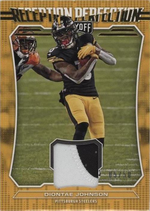 2021 Panini Playoff - Reception Perfection Diontae Johnson #REP-DJO ...