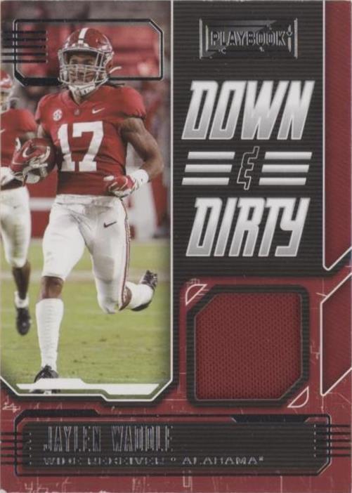 2021 Panini Chronicles Draft Picks - PlayBook Down & Dirty Jaylen Waddle #PB-JW (MEM, RC) for ...