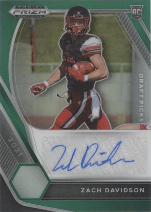 2021 Panini Prizm Draft Picks - Draft Picks Autographs Zach Davidson # ...