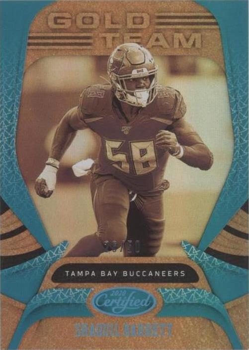 2020 Panini Certified - Gold Team Mirror Teal #GT-SB Shaquil Barrett ...