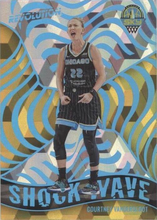 2022 Panini Revolution WNBA - Shock Wave Courtney Vandersloot #7 Cubic ...