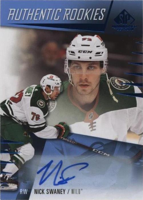 2023-24 Upper Deck SP Game Used - Authentic Rookies Nick Swaney #215 ...
