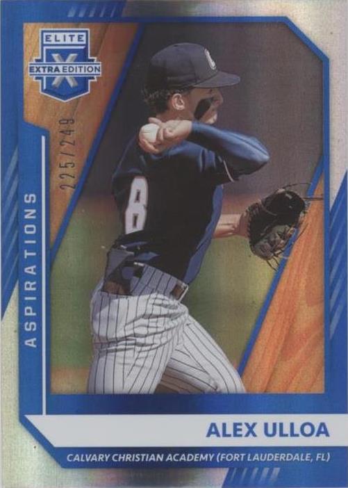 2021 Panini Elite Extra Edition - Aspirations Blue #117 Alex Ulloa /249 ...