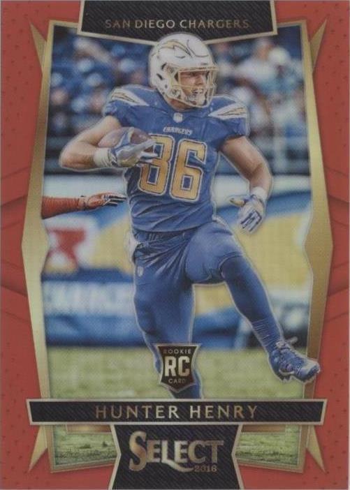 2016 Panini Select - Concourse Hunter Henry #4 Red Prizm /99 (RC) for ...