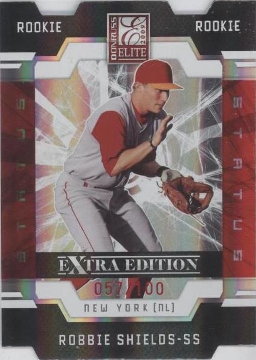 2009 Donruss Elite Extra Edition - Status #100 Robbie Shields /100 (RC ...
