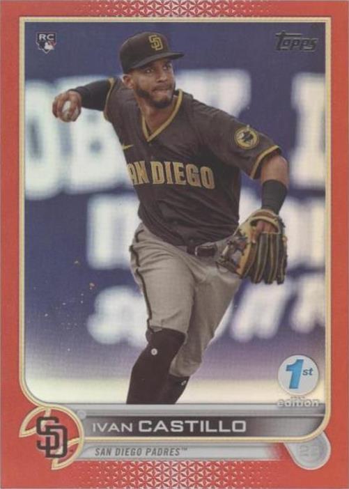 2022 Topps Series 1 1st Edition - Red #140 Ivan Castillo /50 (RC) for ...