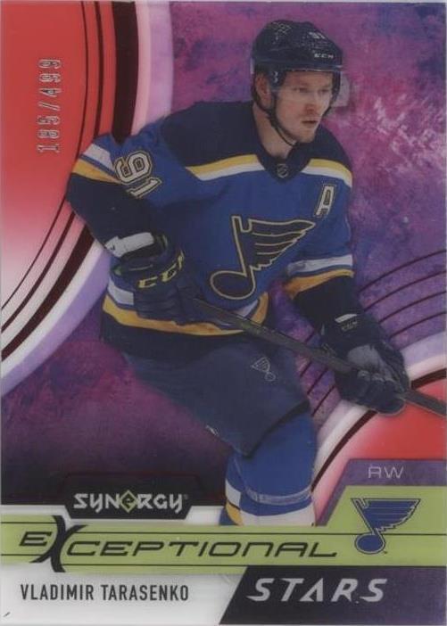 2021-22 Upper Deck Synergy - Exceptional Stars Vladimir Tarasenko #ES-VT Red /499 for sale ...