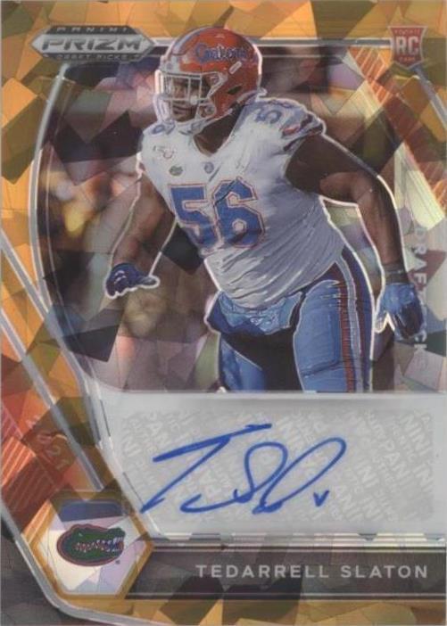 2021 Panini Prizm Draft Picks - Draft Picks Autographs Tedarrell Slaton ...
