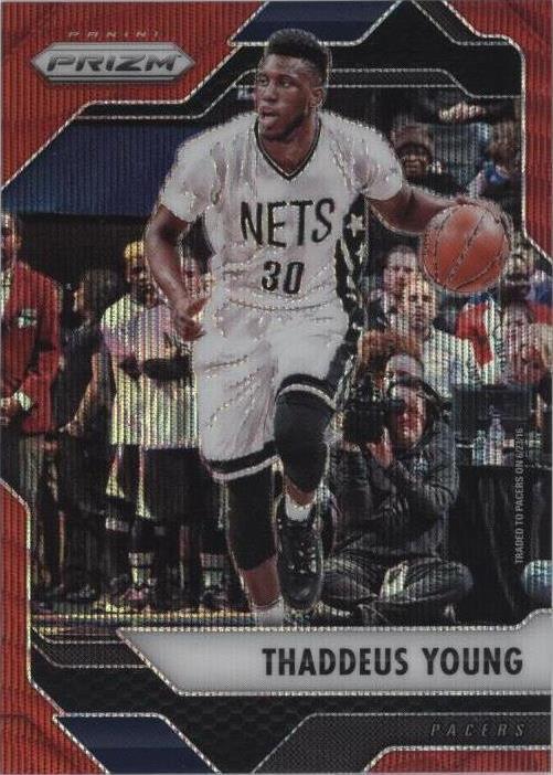 2016-17 Panini Prizm - Thaddeus Young #185 Ruby Wave Prizm for sale ...