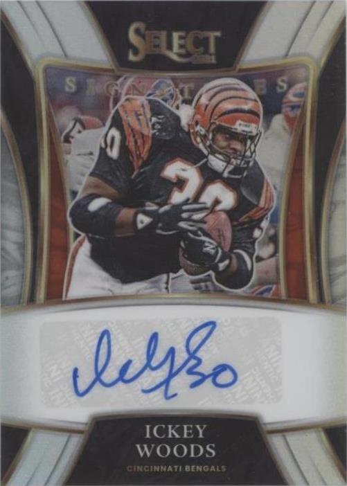 2021 Panini Select - Select Signatures #SSP-IWO Ickey Woods (AU) for ...
