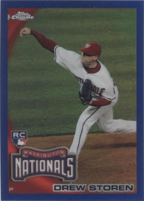 2010 Topps Chrome - Drew Storen #216 Blue Refractor /199 (RC) for sale ...