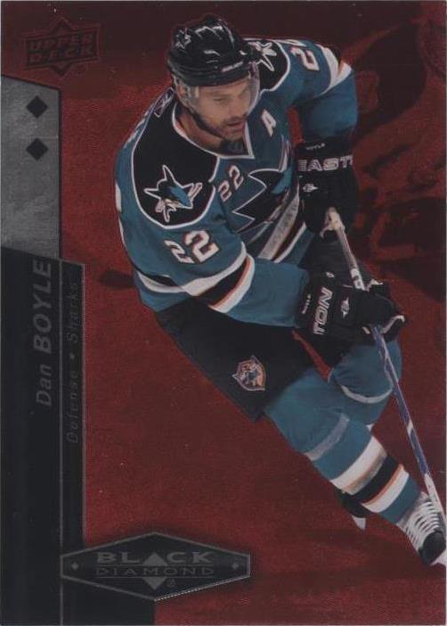2010-11 Upper Deck Black Diamond - Dan Boyle #111 Ruby /100 for sale ...