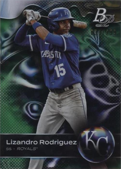 2023 Bowman Platinum - Top Prospects Lizandro Rodriguez #TOP-64 Emerald ...