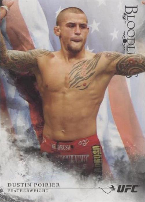 2014 Topps UFC Bloodlines - Flag #125 Dustin Poirier /148 for sale ...