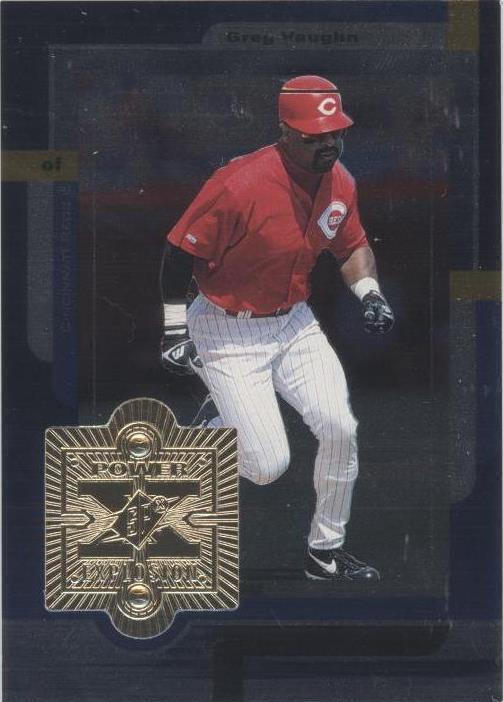 Greg Vaughn Cincinnati Reds Baseball Sports Trading Cards Greg Vaughn Cincinnati Reds Baseball Sports Trading Cards