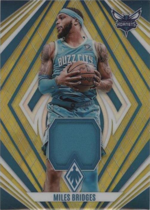 2023-24 Panini Phoenix - Veteran Materials Yellow #VM-BRI Miles Bridges ...
