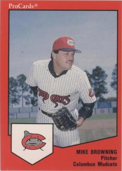 1989 ProCards Minor League Team Sets - Mike Browning #122 (RC) for sale ...
