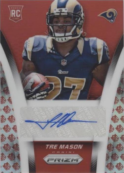 2014 Panini Prizm - Autographed Rookie NFL Shield Logo Prizm #AR-TM Tre ...