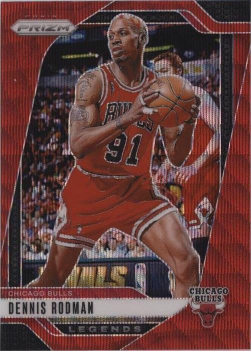 2024-25 Panini Prizm - Legends Dennis Rodman #277 Ruby Wave Prizm for ...