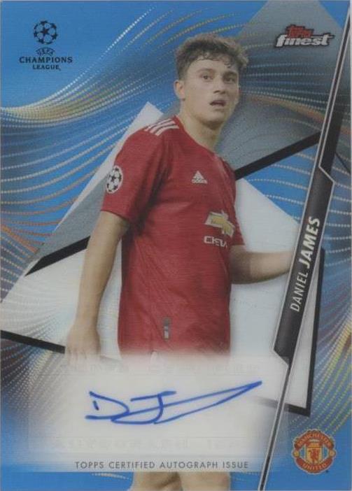 2020-21 Topps Finest UCL - Finest Autographs Blue Refractor #FA-DAN ...