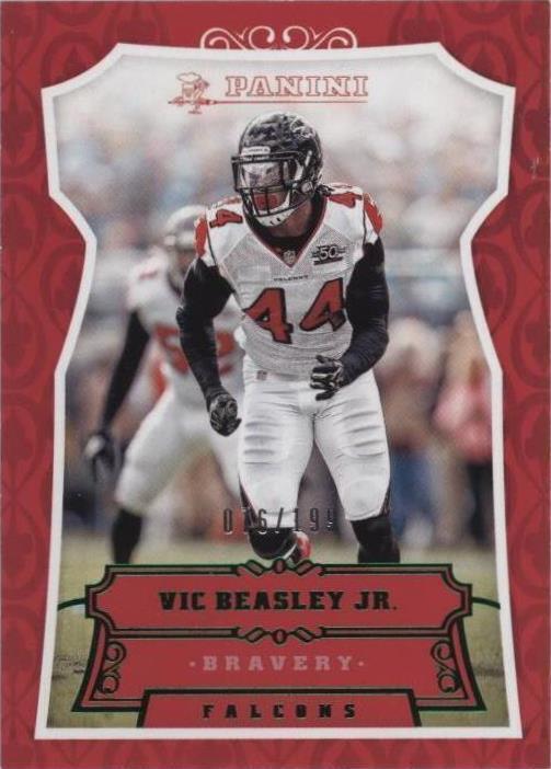 2016 Panini - Vic Beasley #74 Bravery /199 for sale online | eBay