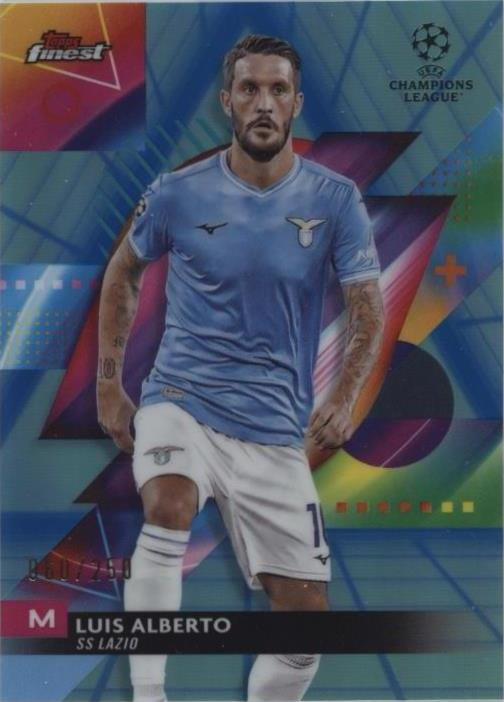2023-24 Topps Finest UEFA Club Competitions - Luis Alberto #97 Blue ...
