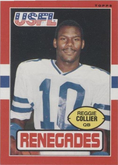 1985 Topps USFL - Reggie Collier #98 (RC) for sale online | eBay