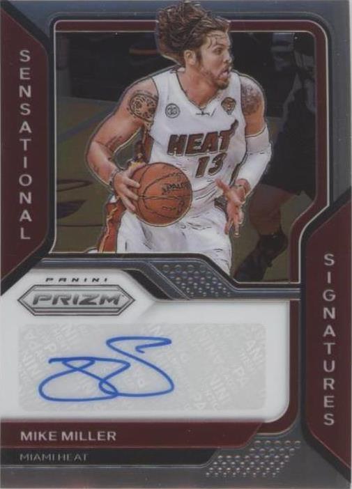 2020-21 Panini Prizm - Sensational Signatures #SS-MML Mike Miller (AU ...