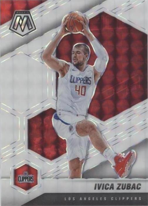 2020-21 Panini Mosaic - Ivica Zubac #60 White Mosaic Prizm /25 for sale ...