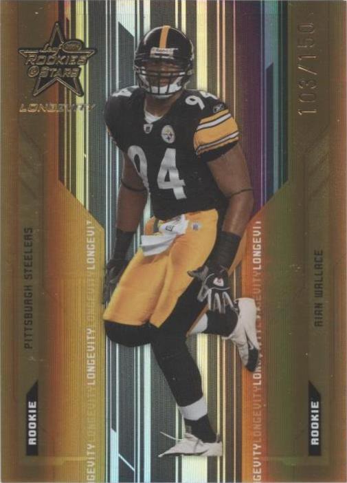 2005 Leaf Rookies & Stars Longevity - Gold #170 Rian Wallace /150 (RC) for sale online | eBay