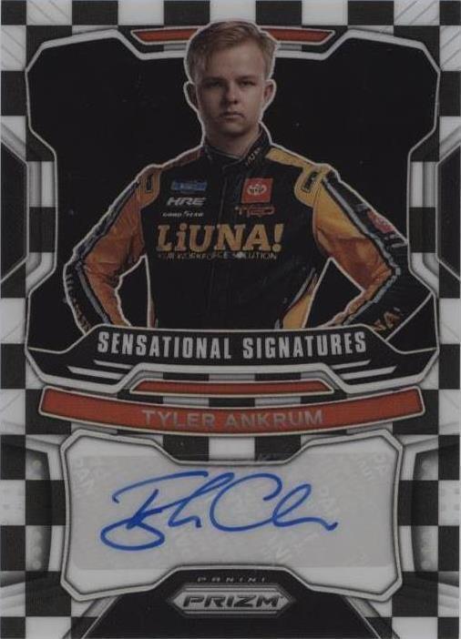 2022 Panini Prizm - Sensational Signatures Tyler Ankrum #S-TA Checkered ...