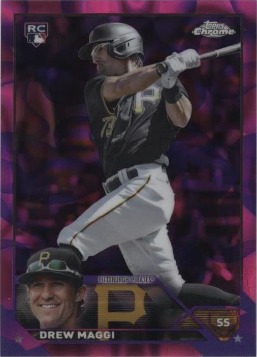 2023 Topps Chrome Update Series - Drew Maggi #USC41 Magenta & Purple ...