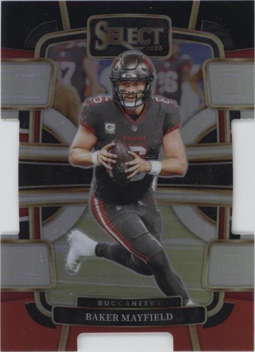 2023 Panini Select - Concourse Baker Mayfield #92 Black & Red Prizm Die-Cut for sale online | eBay
