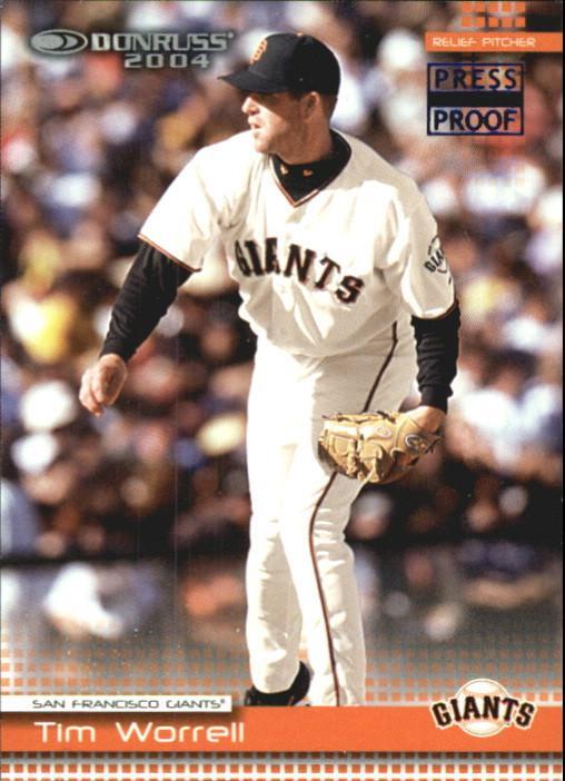 2004 Donruss - Press Proof Blue #370 Tim Worrell /100 for sale online ...