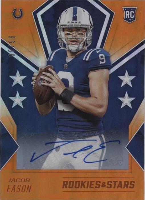 2020 Panini Rookies & Stars - Rookie Jacob Eason #105 Longevity ...