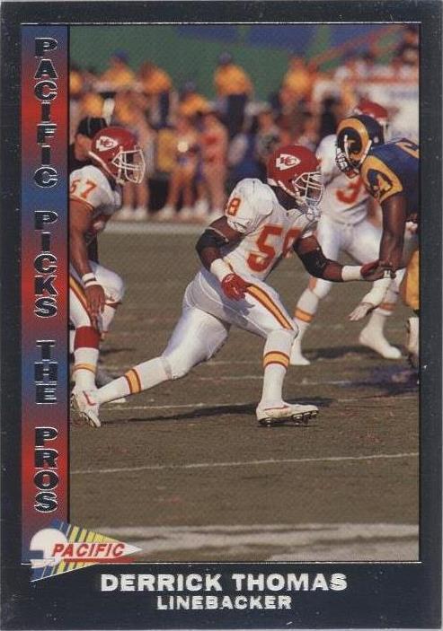 1992 Pacific - Picks The Pros Silver #5 Derrick Thomas for sale online ...