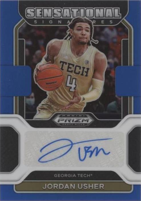 2022-23 Panini Prizm Draft Picks - Sensational Signatures Jordan Usher ...