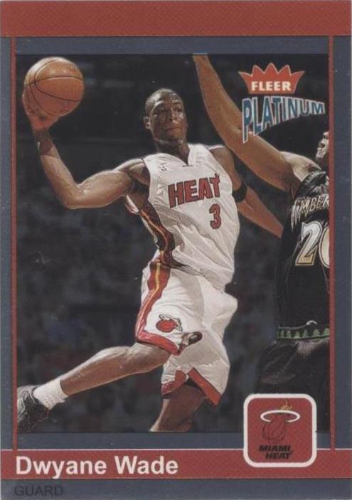 2003-04 Fleer Platinum - Platinum #190 Dwyane Wade /100 (RC) for sale ...