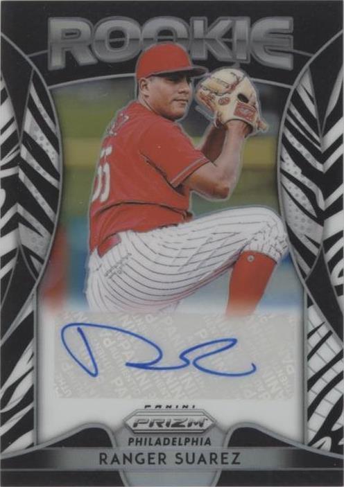 2019 Panini Prizm - Rookie Autographs Zebra Prizm #RA-RS Ranger Suarez ...