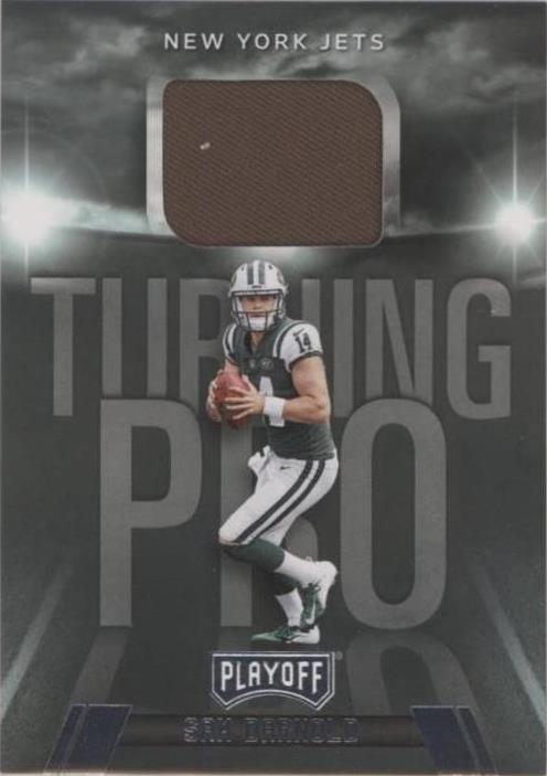 2018 Panini Playoff - Turning Pro Memorabilia #TP-SD Sam Darnold (MEM ...