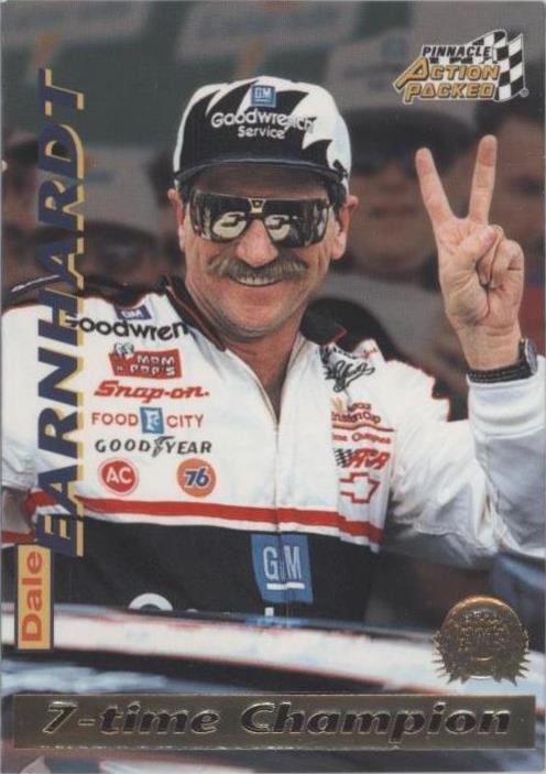 1996 Pinnacle Action Packed - #10 Dale Earnhardt for sale online | eBay