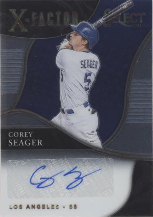 2021 Panini Select - X-Factor Signatures Corey Seager #XFS-CS /121 (AU ...