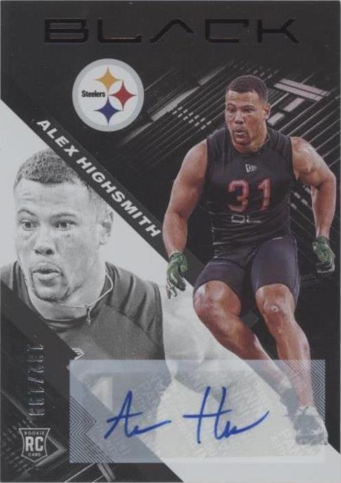 2020 Panini Black - Rookies Autographs #177 Alex Highsmith /199 (AU, RC ...