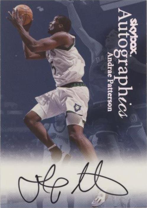 1999-00 Skybox Premium - Autographics Andrae Patterson (AU) for sale ...