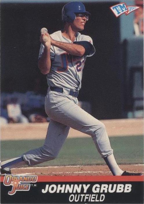 1989-90 T&M Senior Professional Baseball Association - Johnny Grubb #42 ...